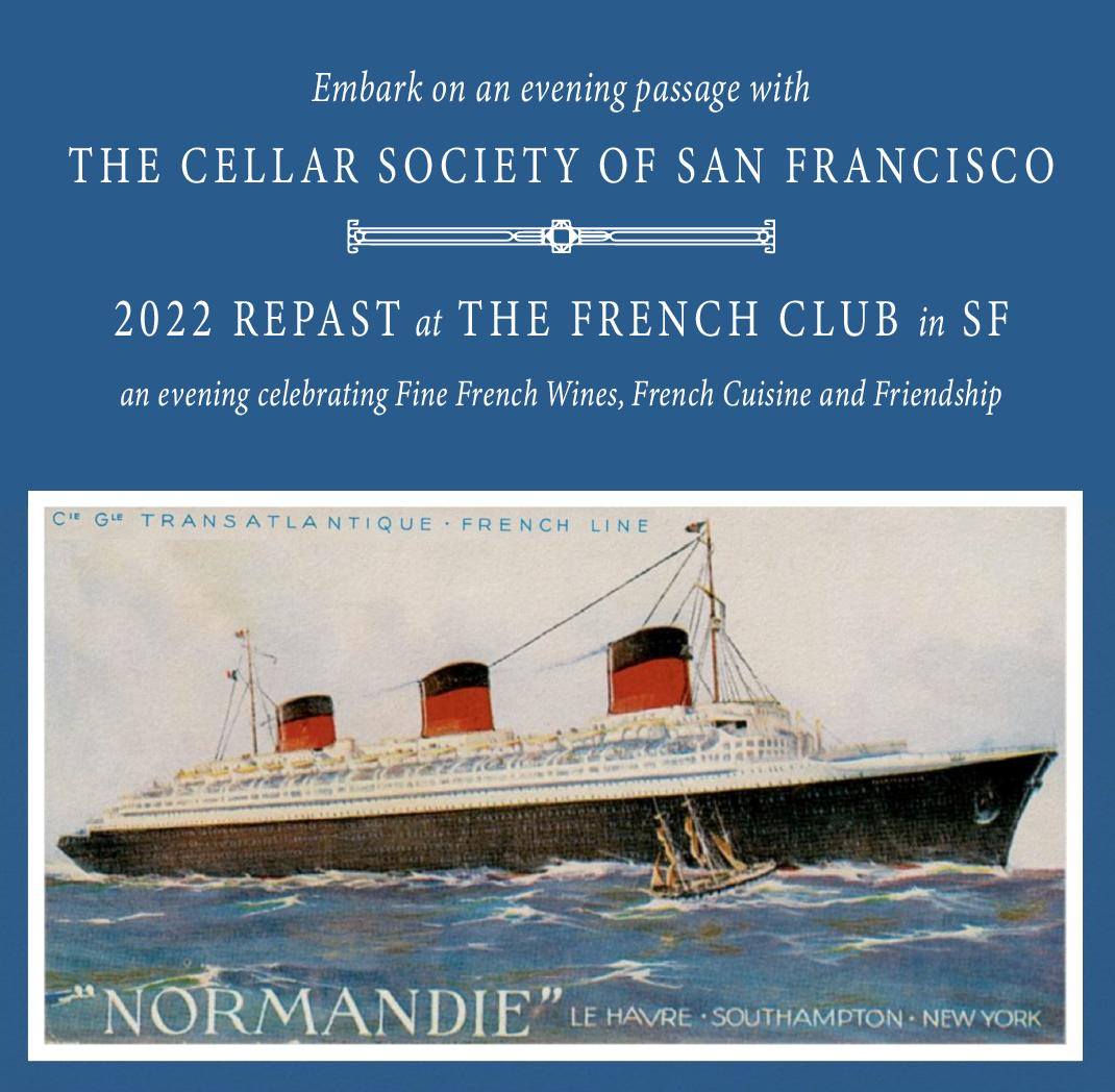 Repast, December 10, 2022 – Cellar Society of San Francisco